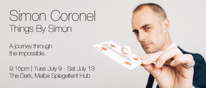 Simon Coronel: Things by Simon - Melbourne - Eventfinda