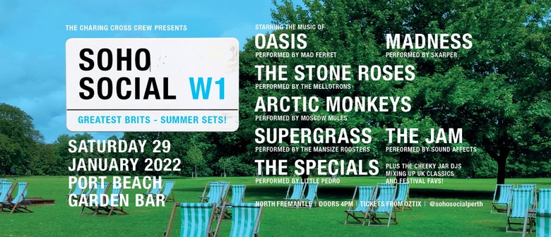 Soho Social - The Greatest Brits - Summer Sets - Perth - Eventfinda