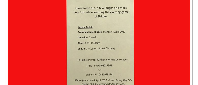 Bridge Lessons - Torquay - Eventfinda