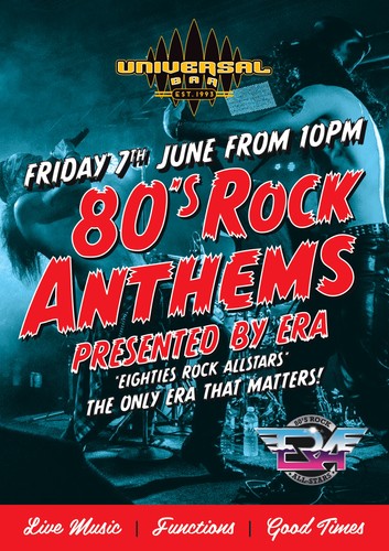 80's Rock Anthems - Perth - Eventfinda